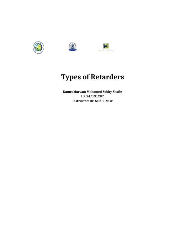 Types of Retarders Report | PDF | Concrete | Brake