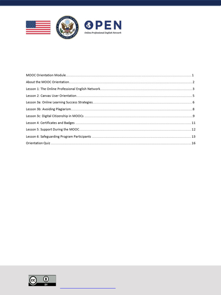 MOOC Orientation Module Downloadable Packet 2025 | PDF | Educational ...
