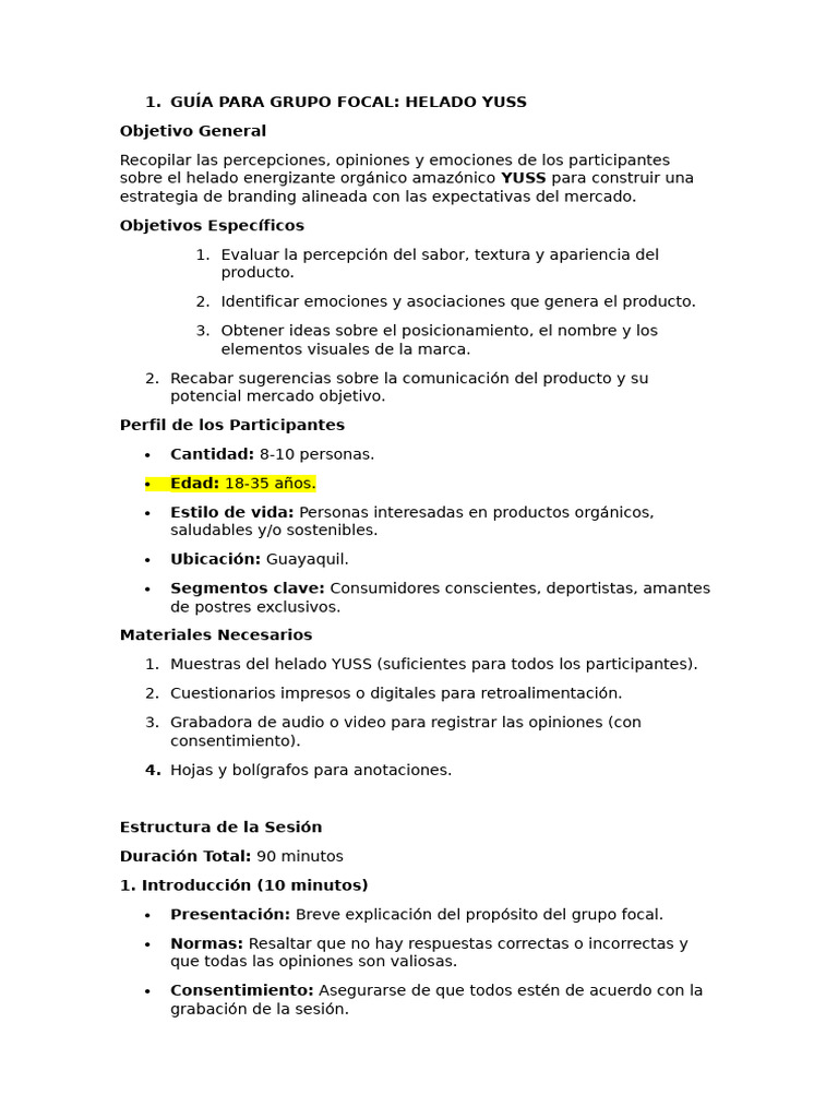 Guia Focus Group | PDF | Marca | Grupo de enfoque