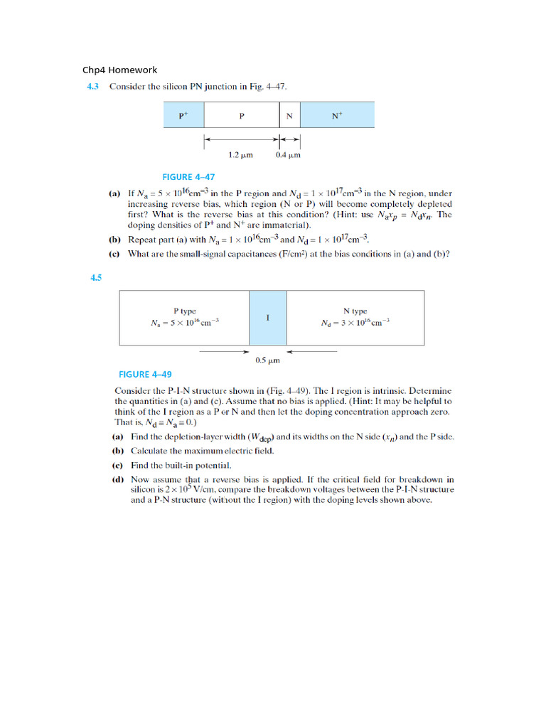 Chp4 Homework | PDF