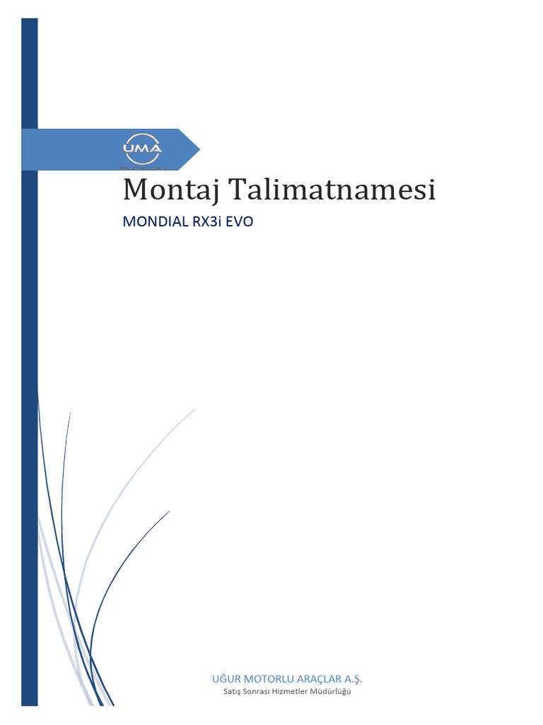 Montaj Talimatnamesi | PDF