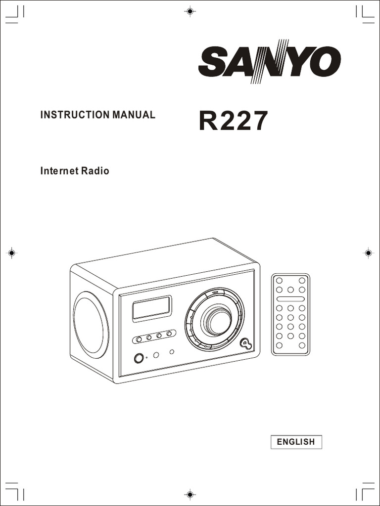 sanyo-r227-wifi-internet-radio | PDF | Wireless Access Point | Wi Fi