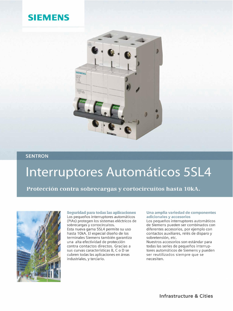 Nuevos Interruptores Automáticos 5SL4 | PDF
