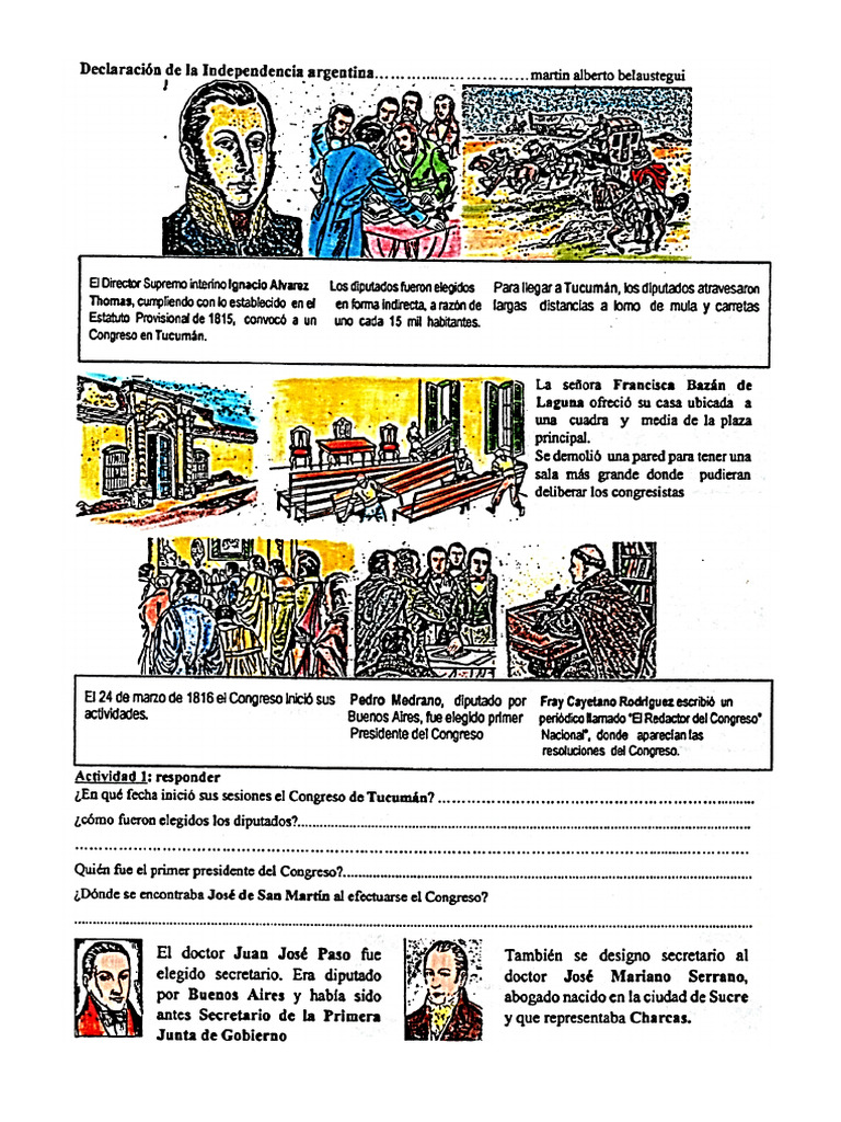 Declaración de La Independencia Argentina | PDF
