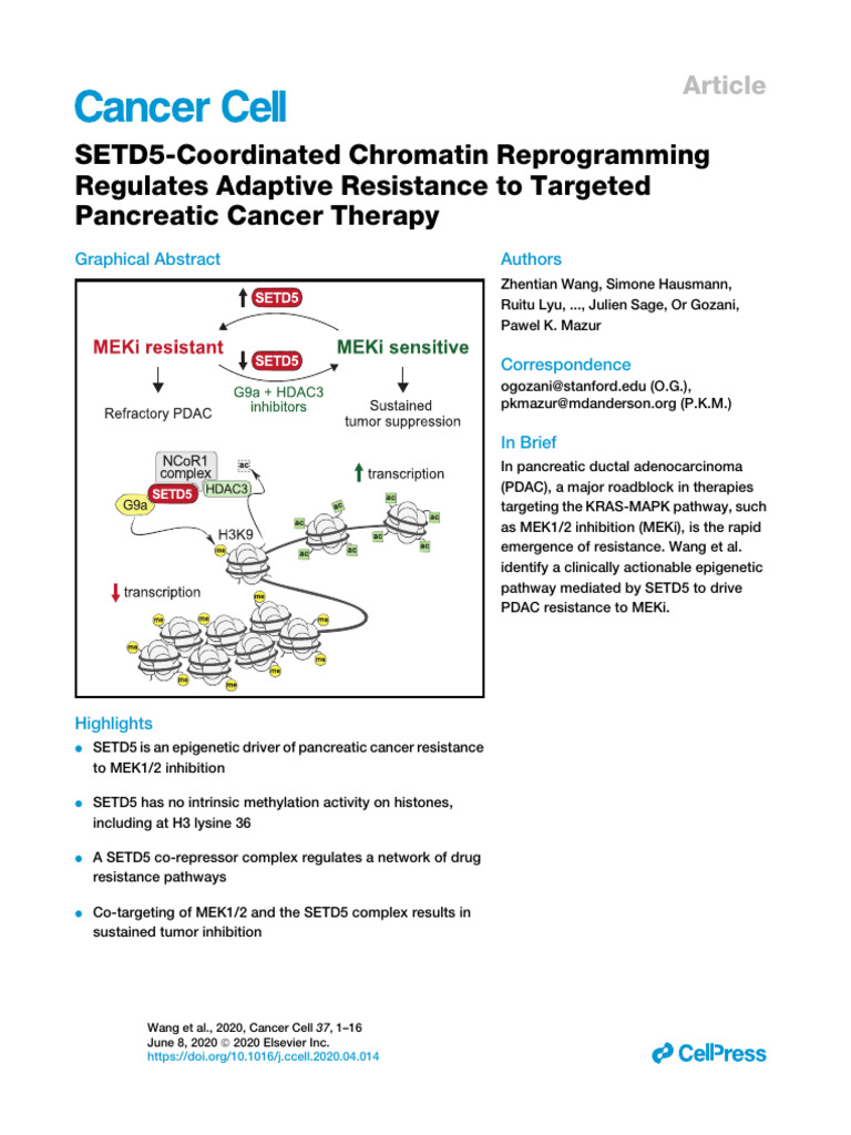 2020_SETD5-Coordinated Chromatin Reprogramming Regulates Adaptive ...
