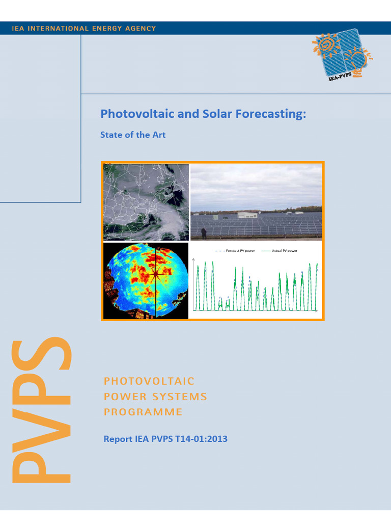 Photovoltaic and Solar Forecasting State of the Art REPORT PVPS T14!01!2013 | PDF | Numerical ...