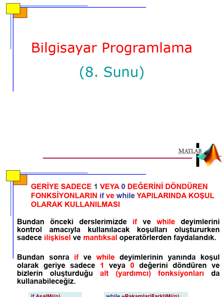 Hafta 8 Sunum | PDF