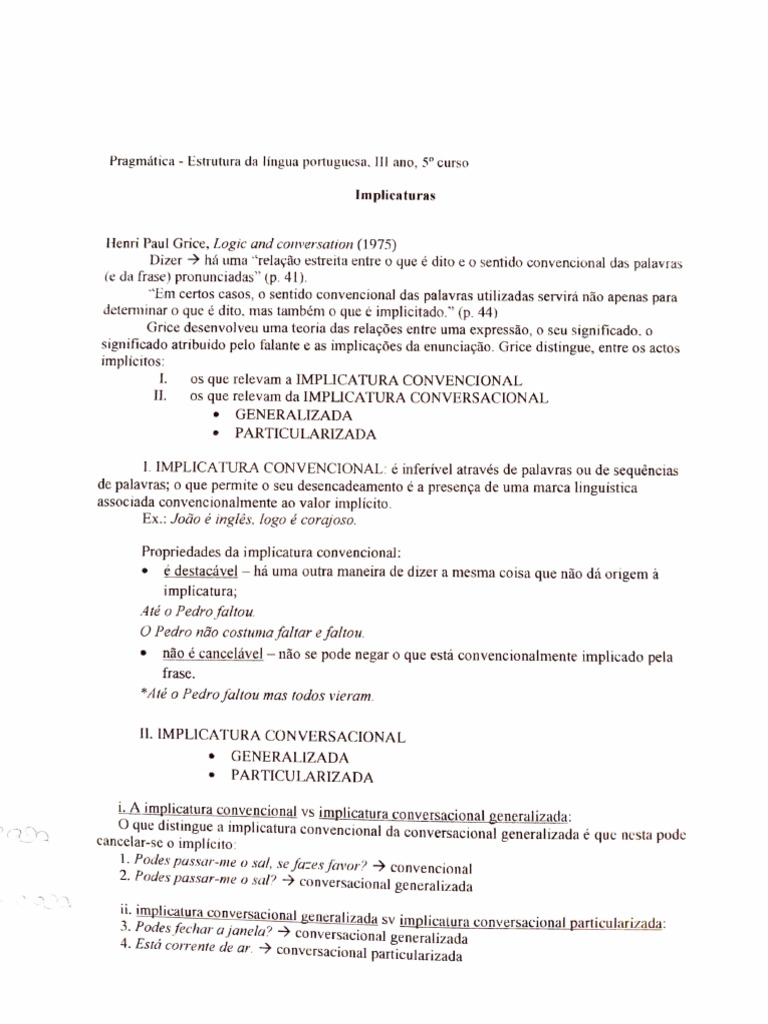 Curs 5 pragmatica portugheză | PDF