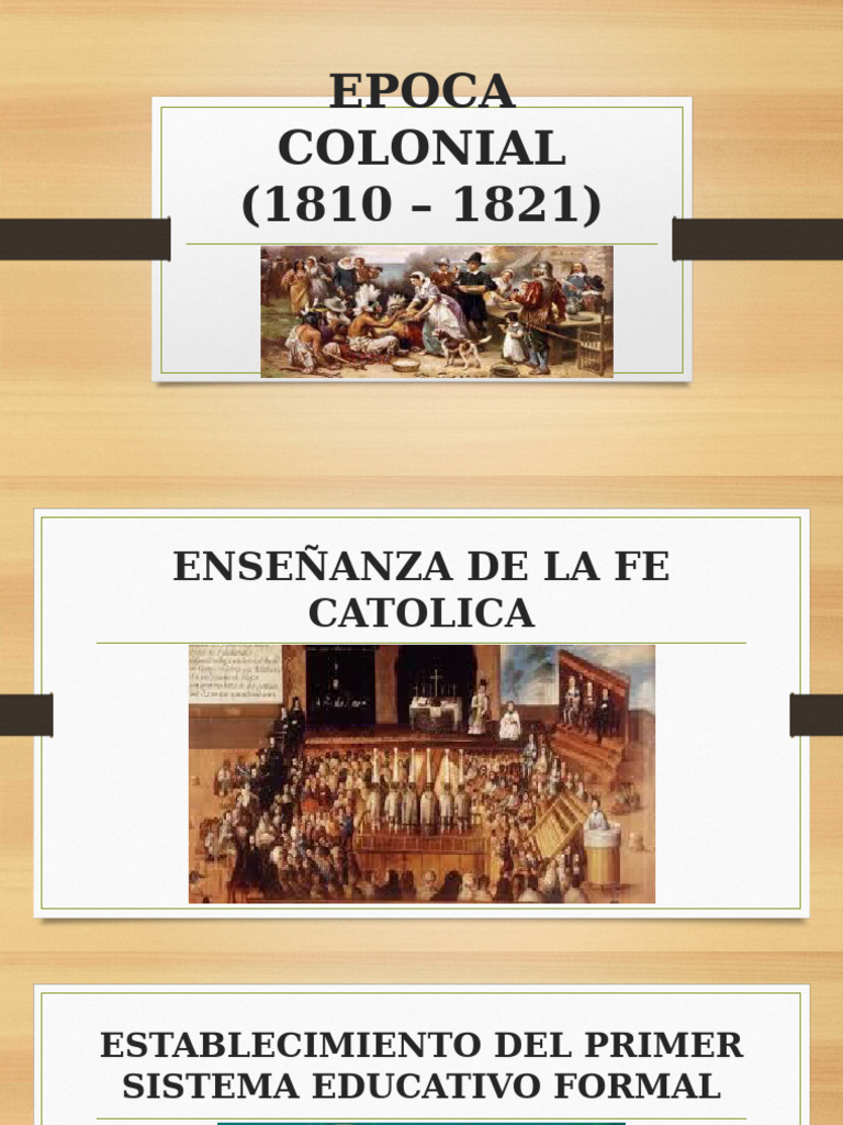 Epoca Colonial | PDF
