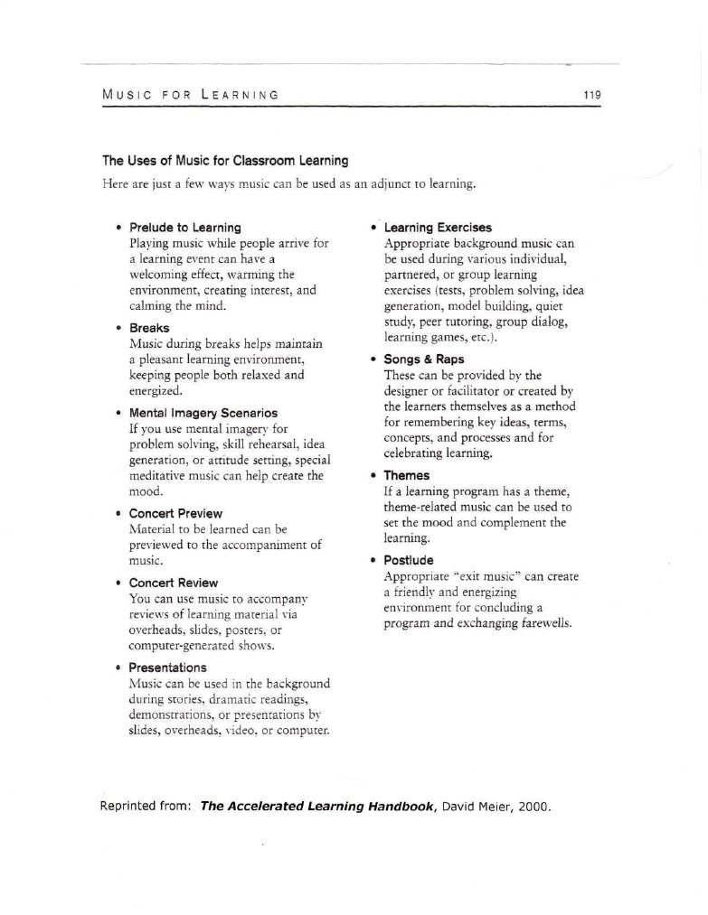 Enhancing Learning with Music Techniques | PDF