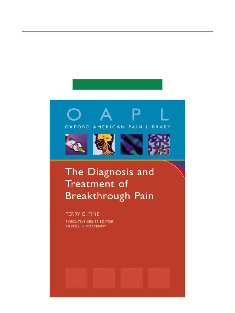 The Diagnosis and Treatment of Breakthrough Pain Unlimited Download ...