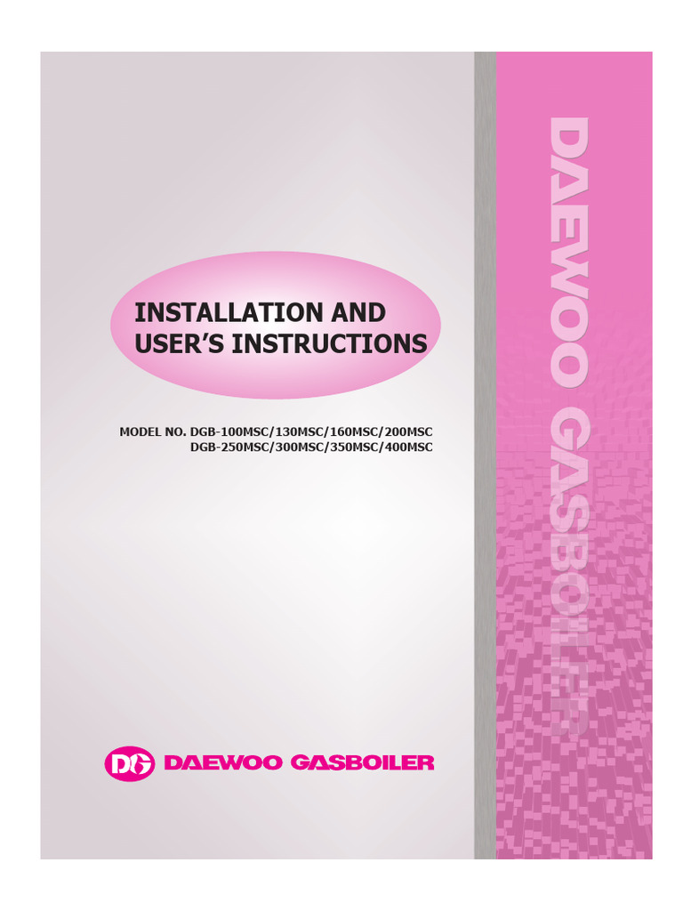 Pasport MSC w21 s21 en 2013 | PDF | Water Heating | Boiler