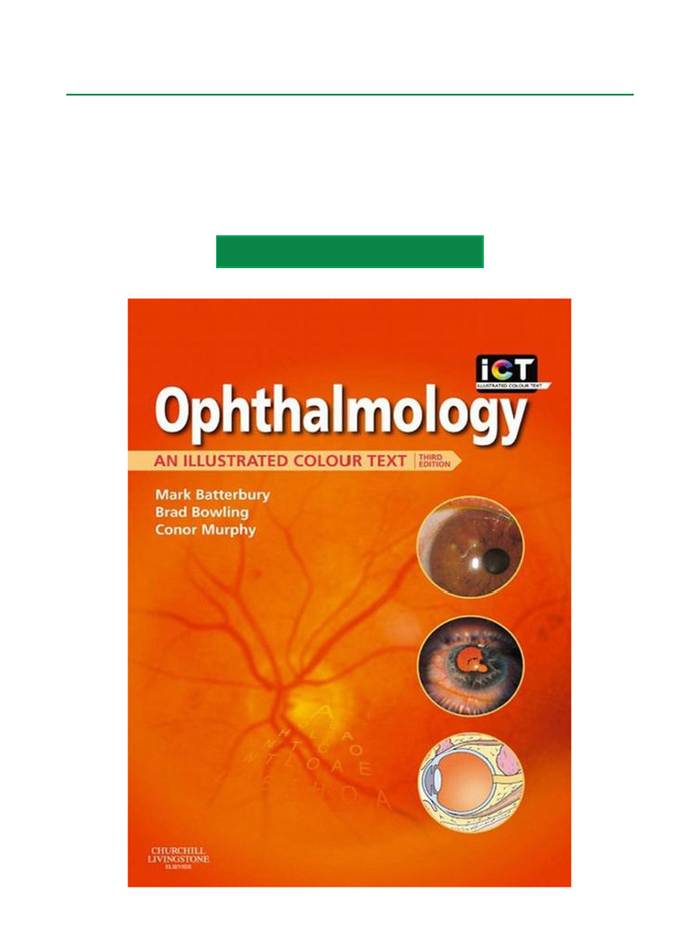 Ophthalmology An Illustrated Colour Text, 3rd Edition Full Book ...