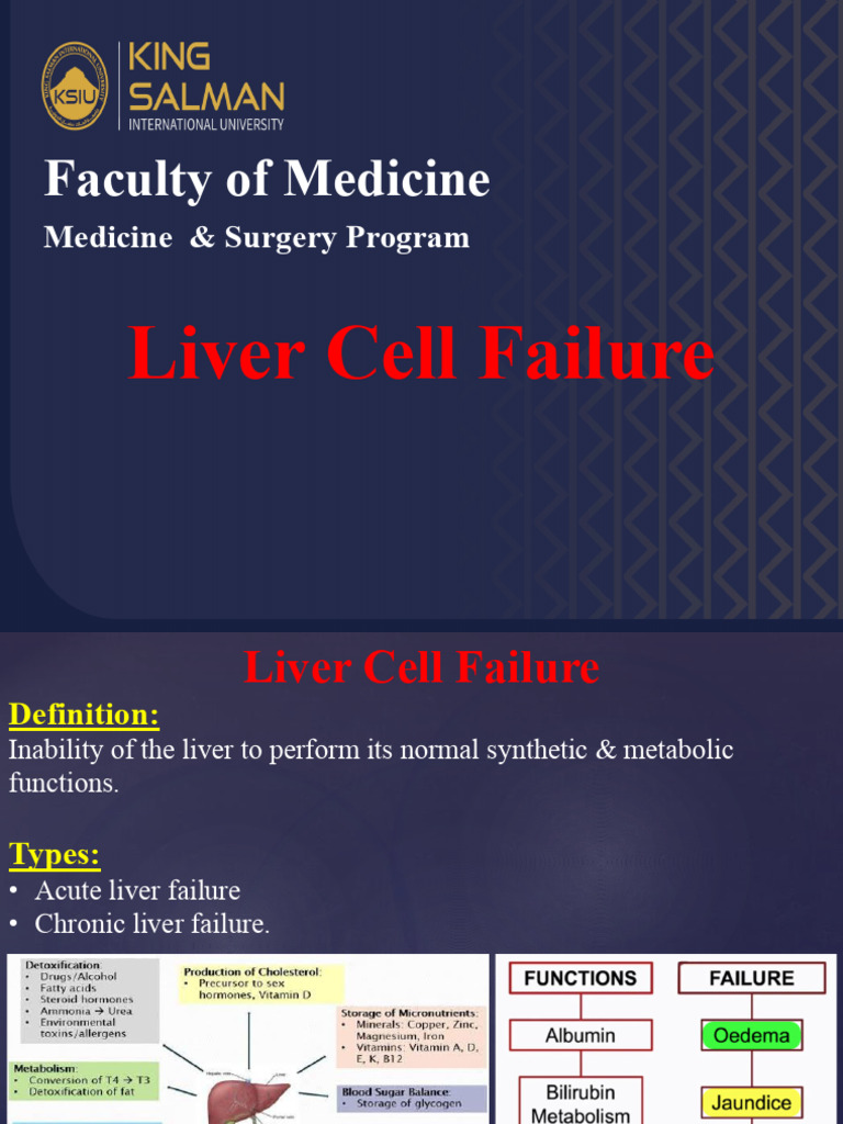 Clinical of Liver Cell Failure (MR) | PDF | Anemia | Testosterone