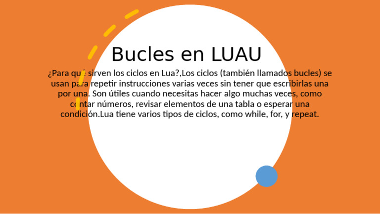 Bucles en LUAU | PDF
