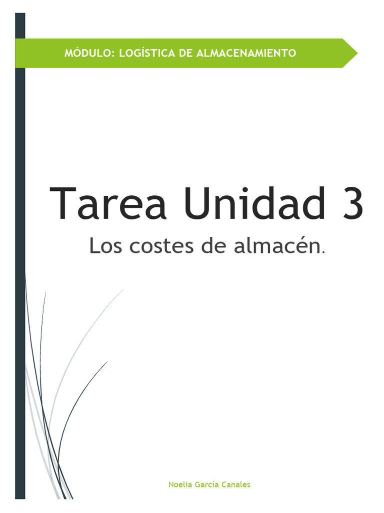 LOAL Tarea3 | PDF | Gestión de la cadena de suministro | Producción y ...