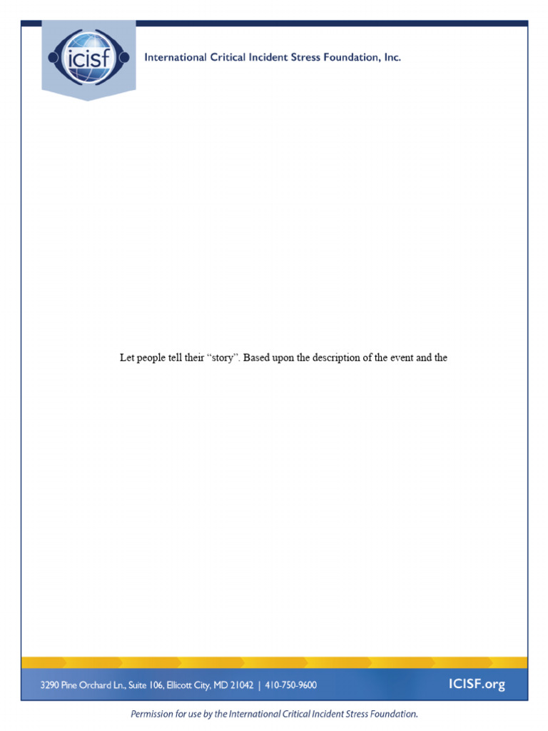SAFER-R Crisis Intervention Model Overview | PDF