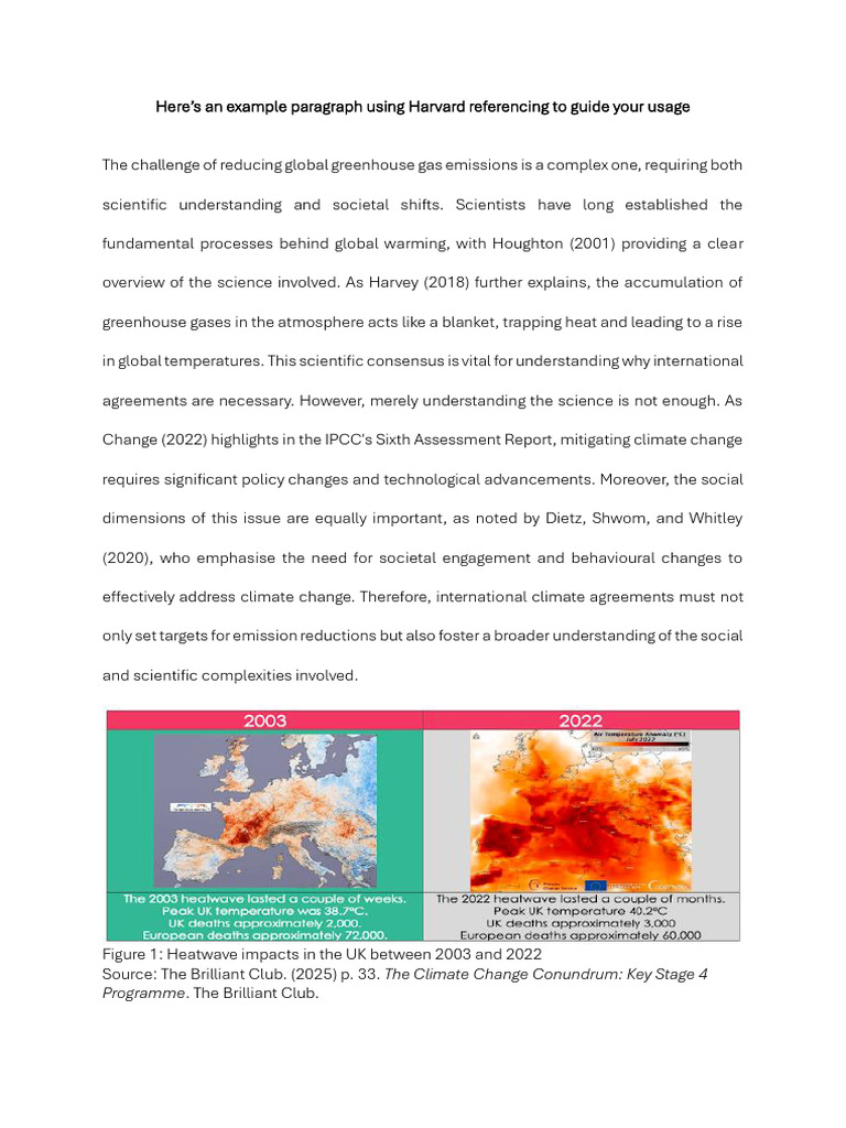 Harvard referencing guide | PDF | Climate Change | Climate Change ...