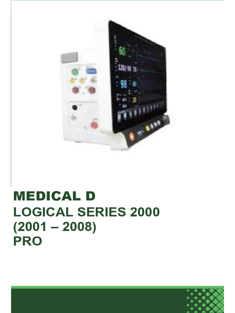 Ficha Tecnica Medica D 2000 | PDF | Presión sanguínea | Sistema ...