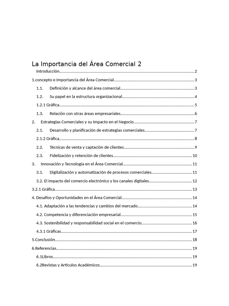 Importancia del Área Comercial en Empresas | PDF | Marketing | Business
