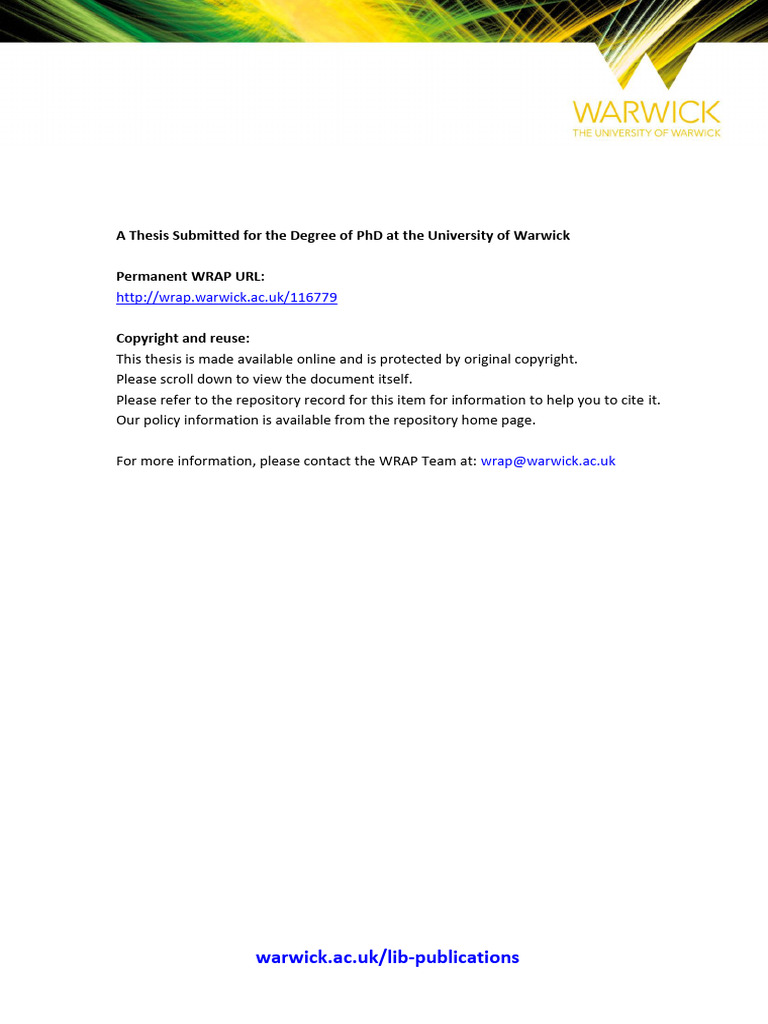 Thesis 2018 Bayesian Models For Scalable Machine Learning WRAP - Theses - Perrone - 2018 | PDF ...