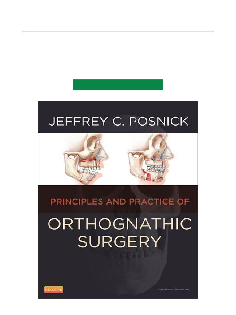 Posnick S Orthognathic Surgery Guide Pdf Skull Homo