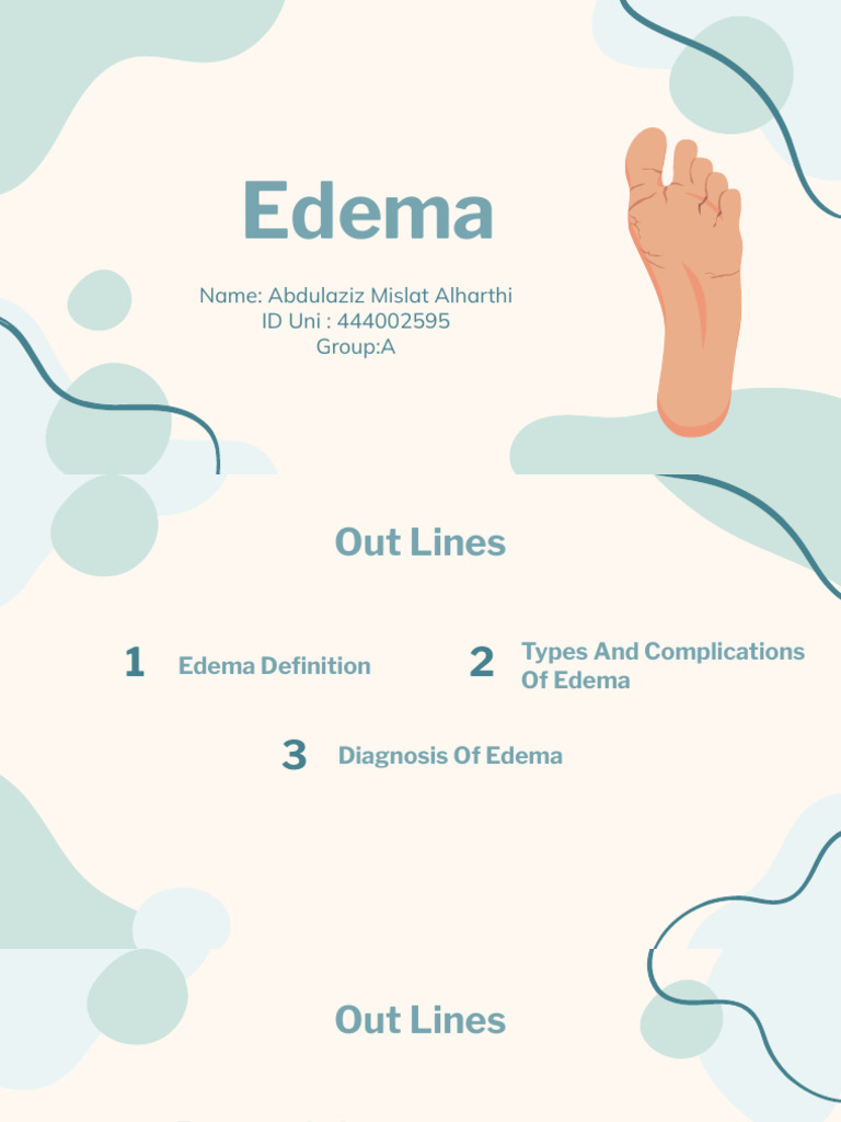 Edema | PDF