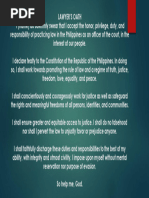 Revised Lawyer's Oath for 2025 | PDF