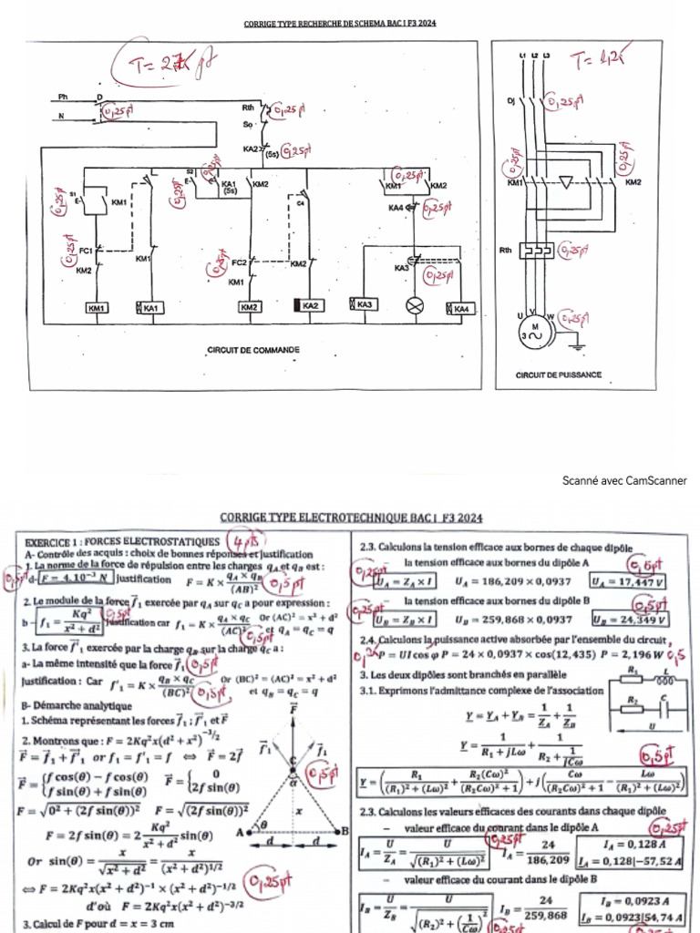 Corrige Type Bac1 F3 2024 | PDF
