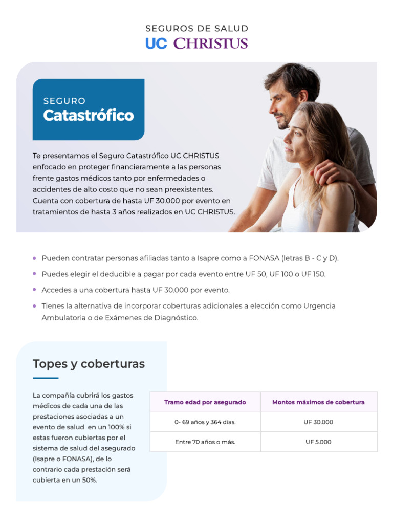 catalogo-seguro-catastrofico | PDF | Póliza de seguros | Terapia