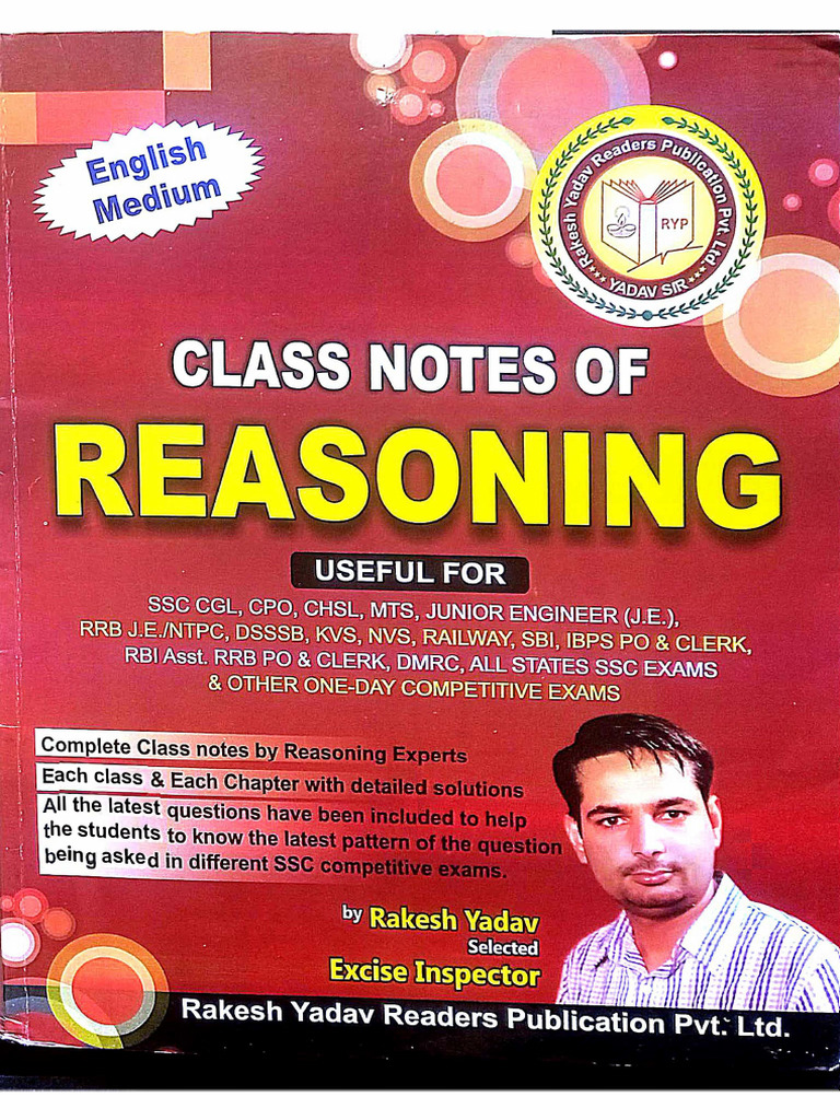 Rakesh Yadav Reasoning Class Notes | PDF