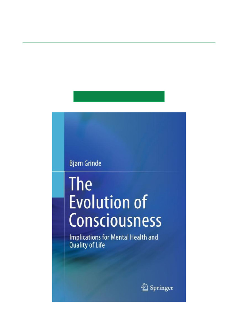 Evolution of Consciousness Overview | PDF | Consciousness | Mind