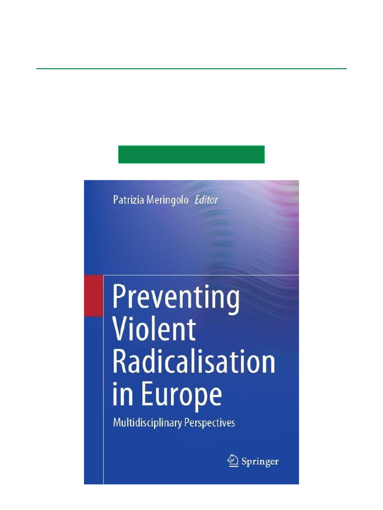 Preventing Violent Radicalisation in Europe Multidisciplinary ...