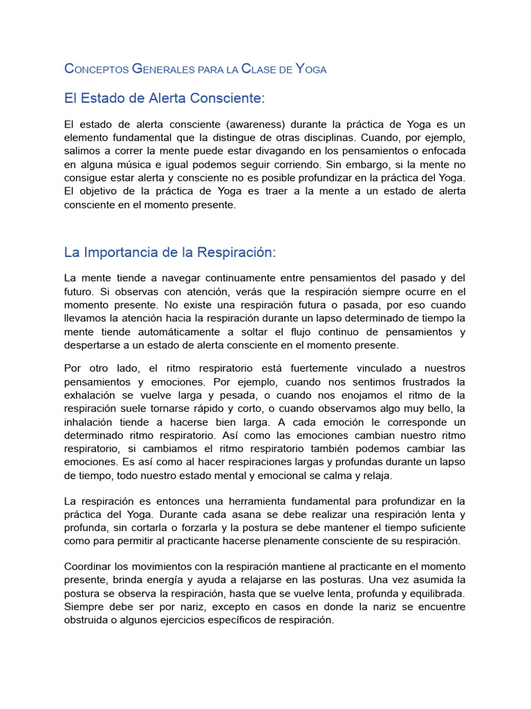 Alerta Cons-Respir-Mov Columna V2 | PDF | Asana | Mente