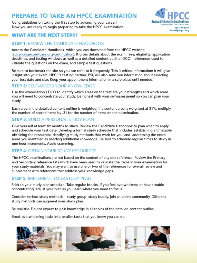 Preparing for the HPCC Examination | PDF