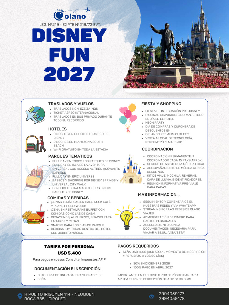 Disney Full y Full Fun 2027 | PDF | La compañía Walt Disney | Walt Disney