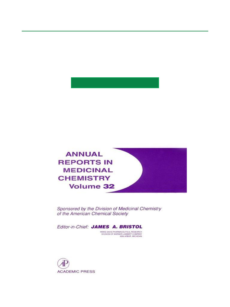 Annual Reports in Medicinal Chemistry Complete DOCX Download | PDF ...