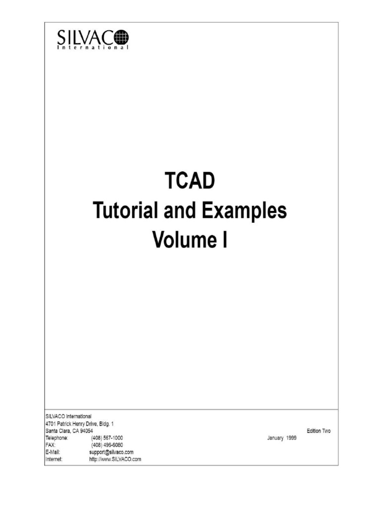 Tcad Manual | PDF