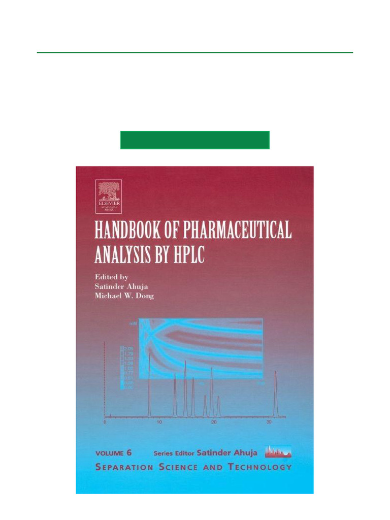 Handbook of Pharmaceutical Analysis by HPLC | PDF | High Performance ...