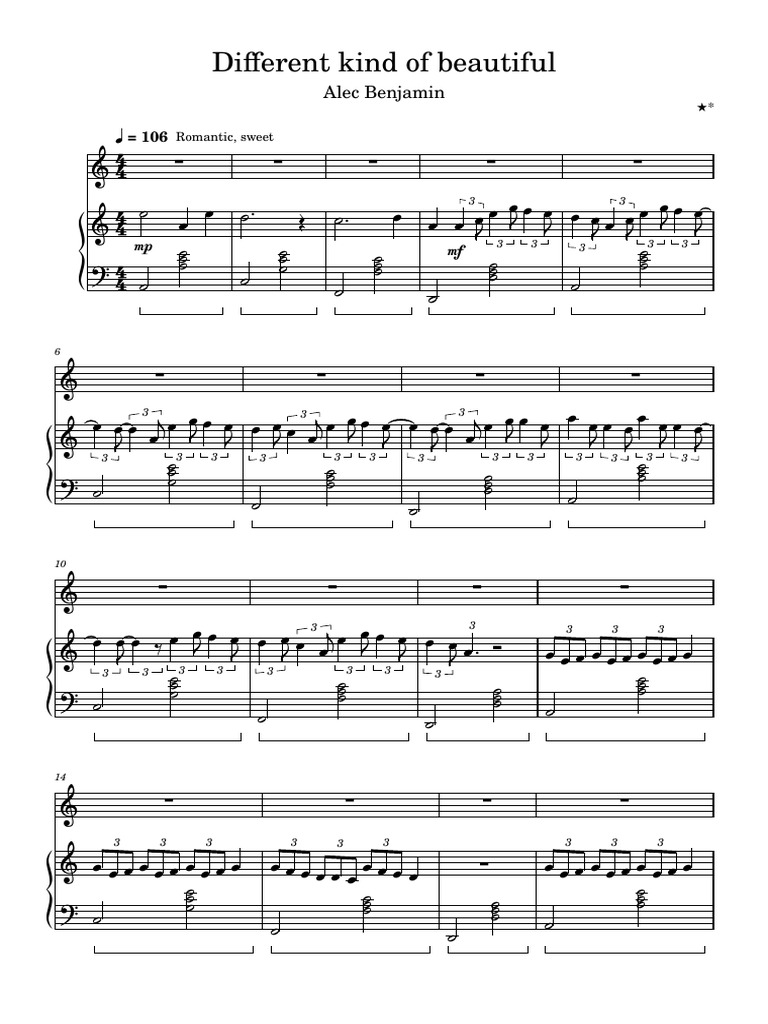 Alec Benjamin - Different Kind of Beautiful | PDF