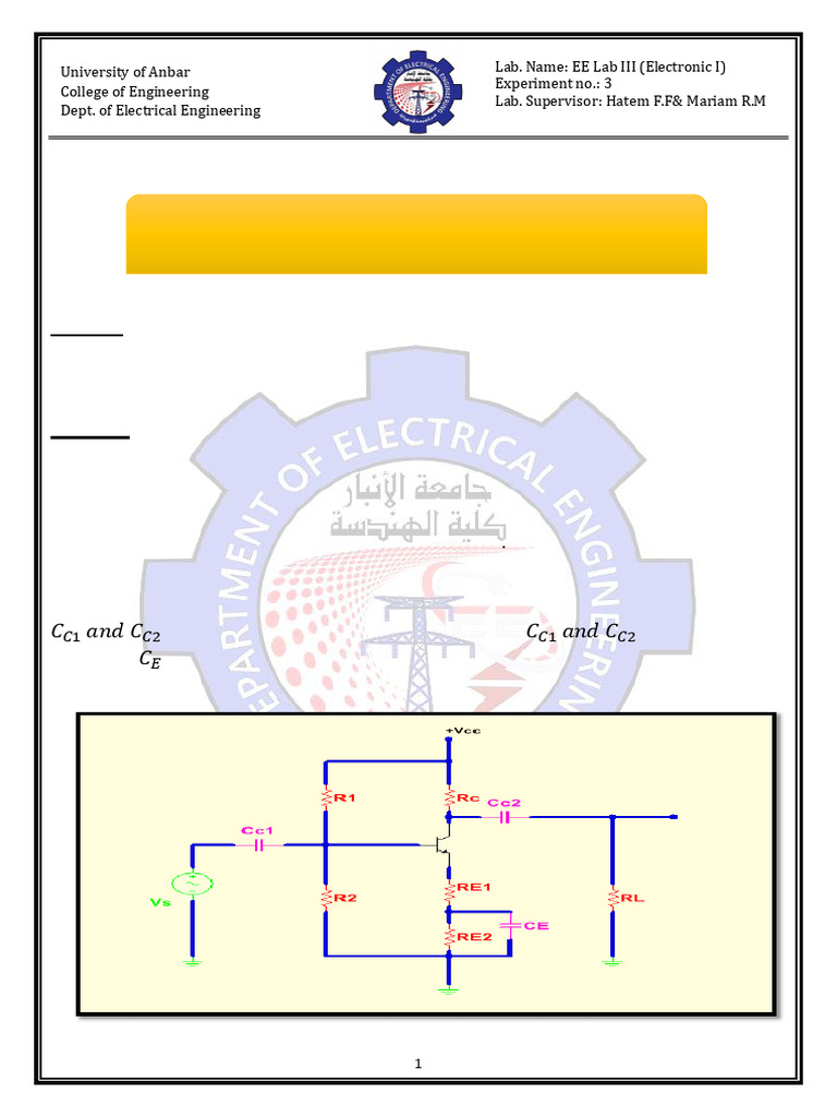 Amplifier Frequency Response | PDF | Amplifier | Capacitor