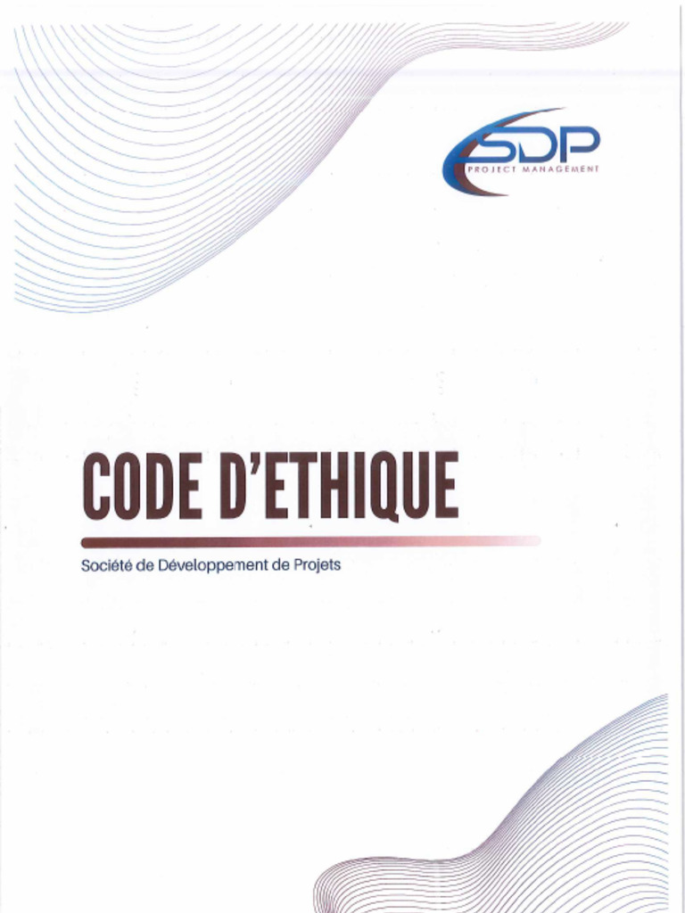 Code Ethique | PDF