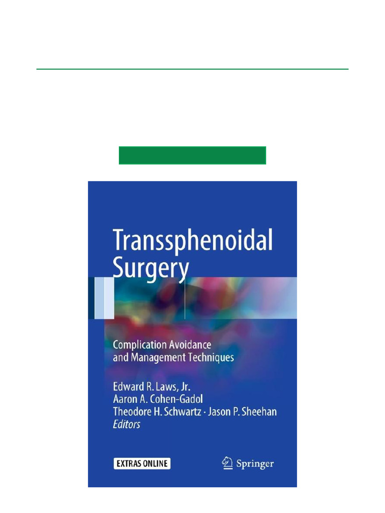 Transsphenoidal Surgery Techniques | PDF | Doctor Of Medicine ...