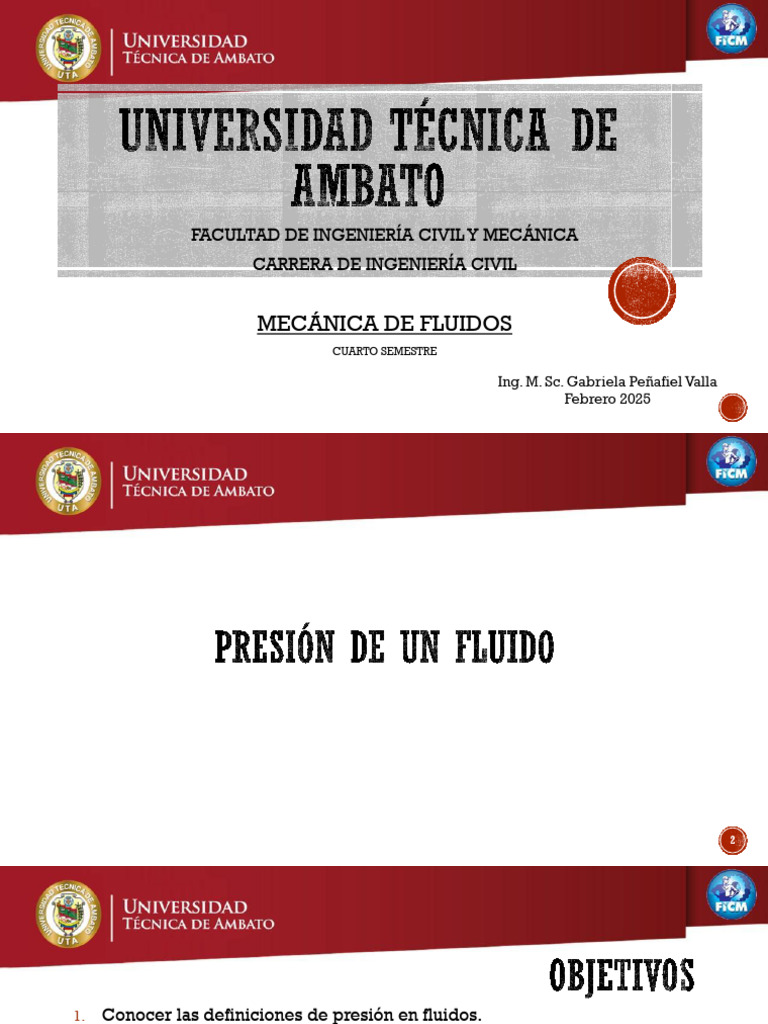 2 Presion de Fluidos | PDF | Presión | Pascal (Unidad)