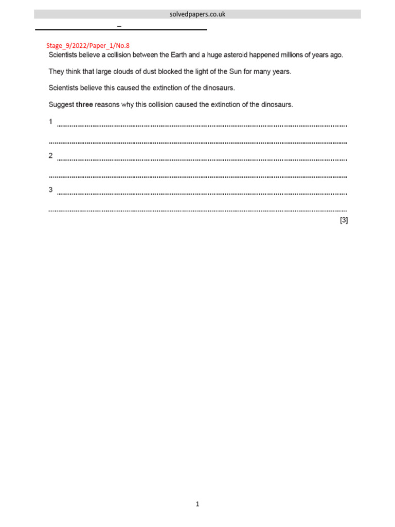 2022 14 Adaptation and Survival Checkpoint Sec 1 Biology Progression | PDF