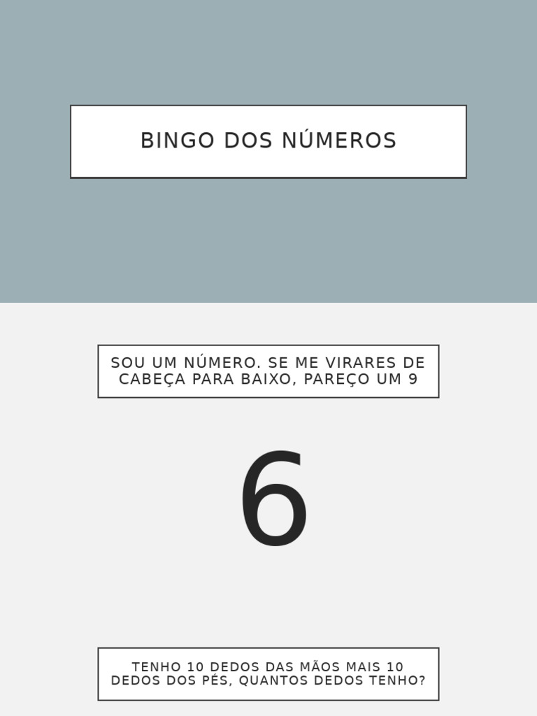 Bingo Dos Números | PDF