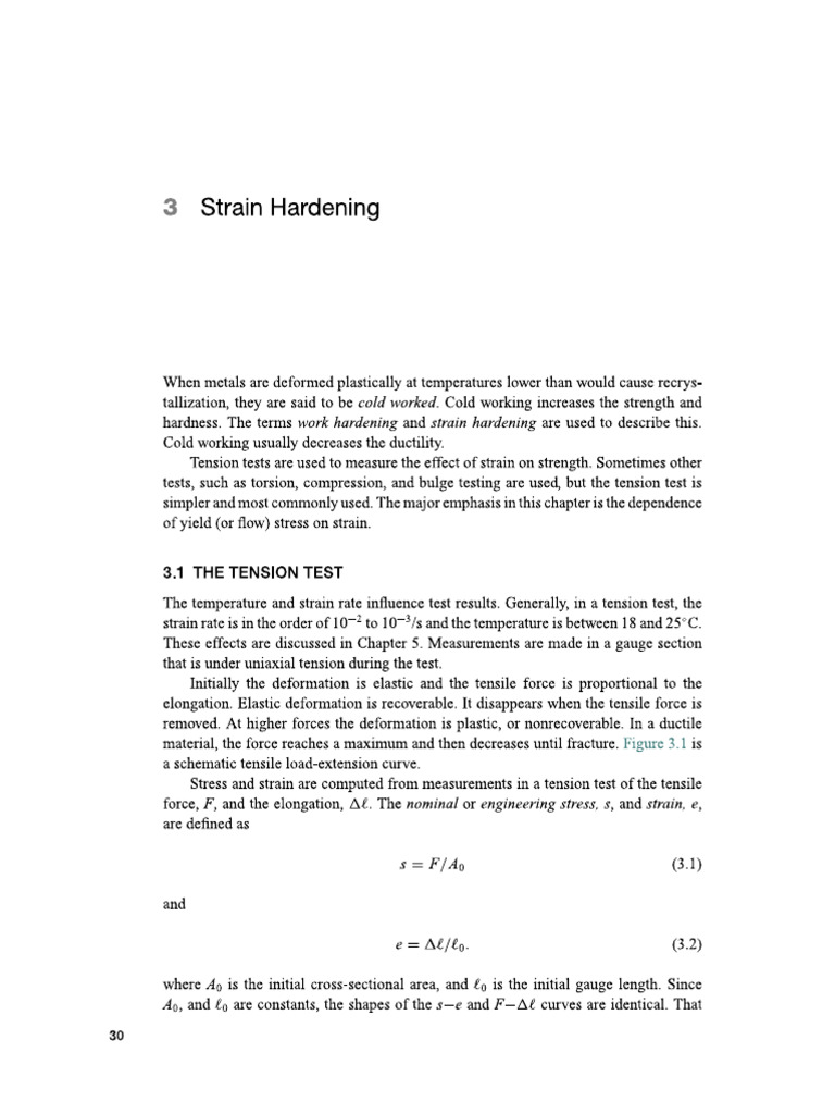 Metal Forming Theory Ch4 | PDF