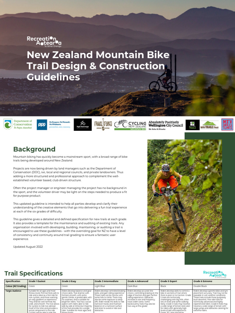 New Zealand Mountain Bike Trail Design and Construction Guidelines ...