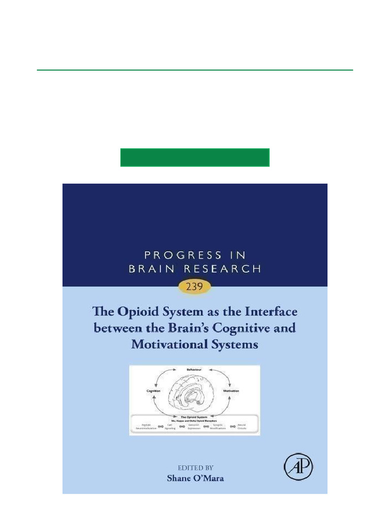 Opioid System in Cognitive and Motivational Research | PDF | Major ...