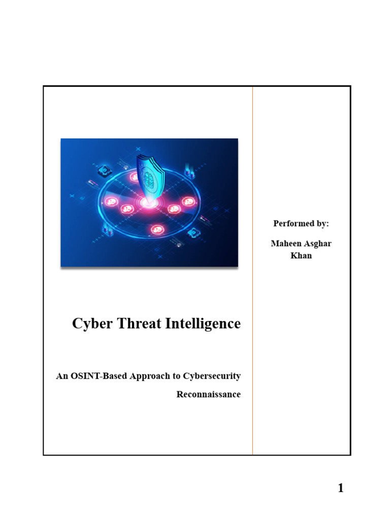 Cyber Threat Intelligence | PDF | Computer Security | Security